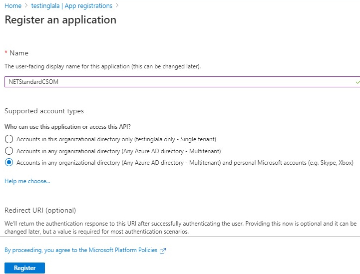 SharePoint CSOM For .NET Standard